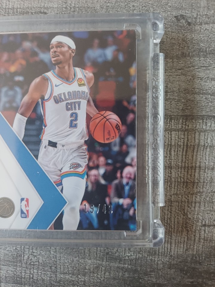 SGA 2023-24 PANINI PHOENIX #CG-SGA CALLIGRAPHY /49 THUNDER ON CARD AUTO ...