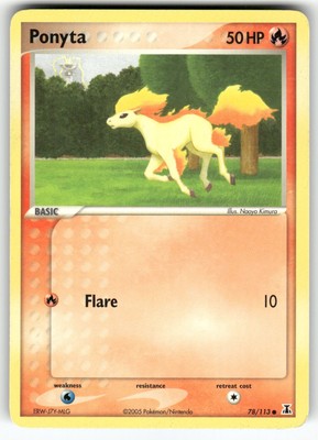 Ponyta Delta Species Common Pokemon Moderately played | eBay