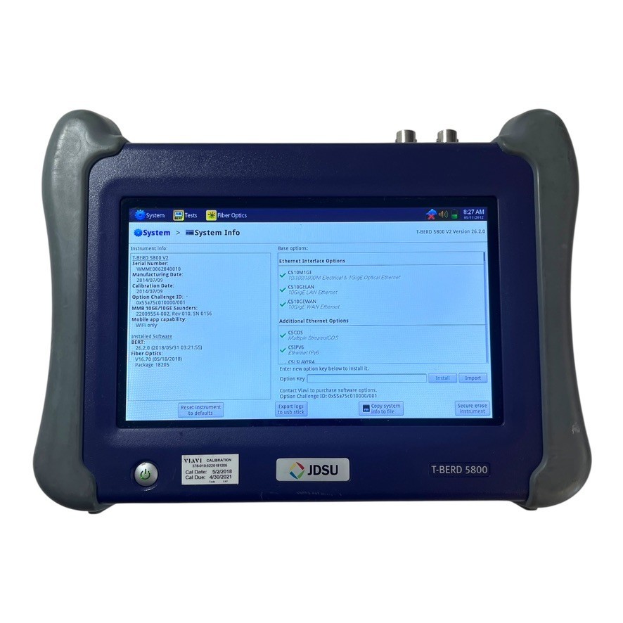 JDSU Viavi T-BERD 5800V2 Handheld Network Tester - 22 Options | eBay