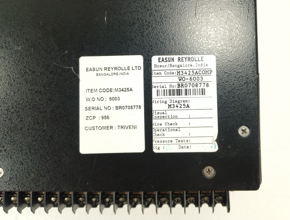 BECKWITH ELECTRIC M-3425A GENERATOR PROTECTION RELAY | eBay