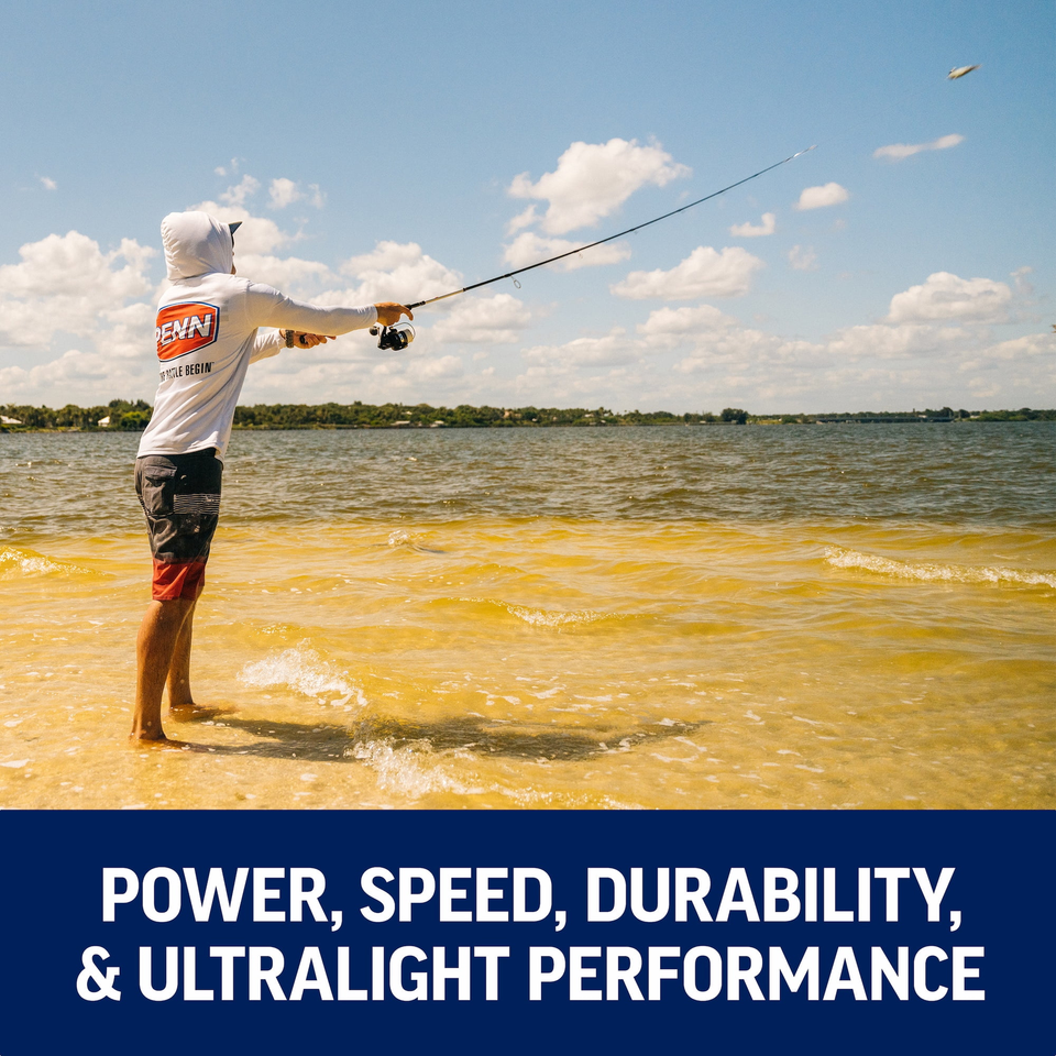 PENN Pursuit IV 10' Heavy Spinning Combo w/ 8000 Reel Saltwater Fishing ...