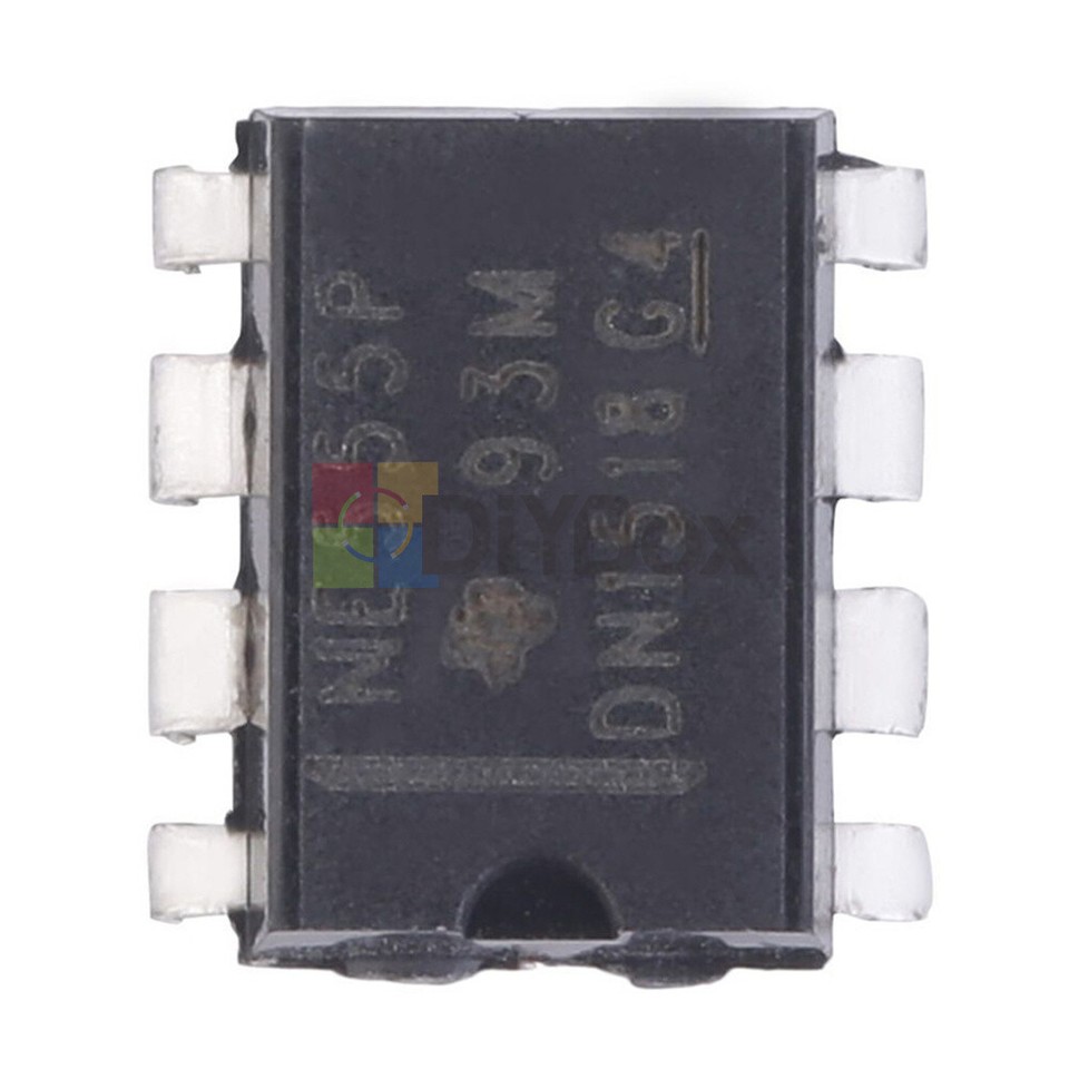 100Pcs NE555P NE555 DIP-8 SINGLE BIPOLAR TIMERS IC 8 Pin NE555P | eBay