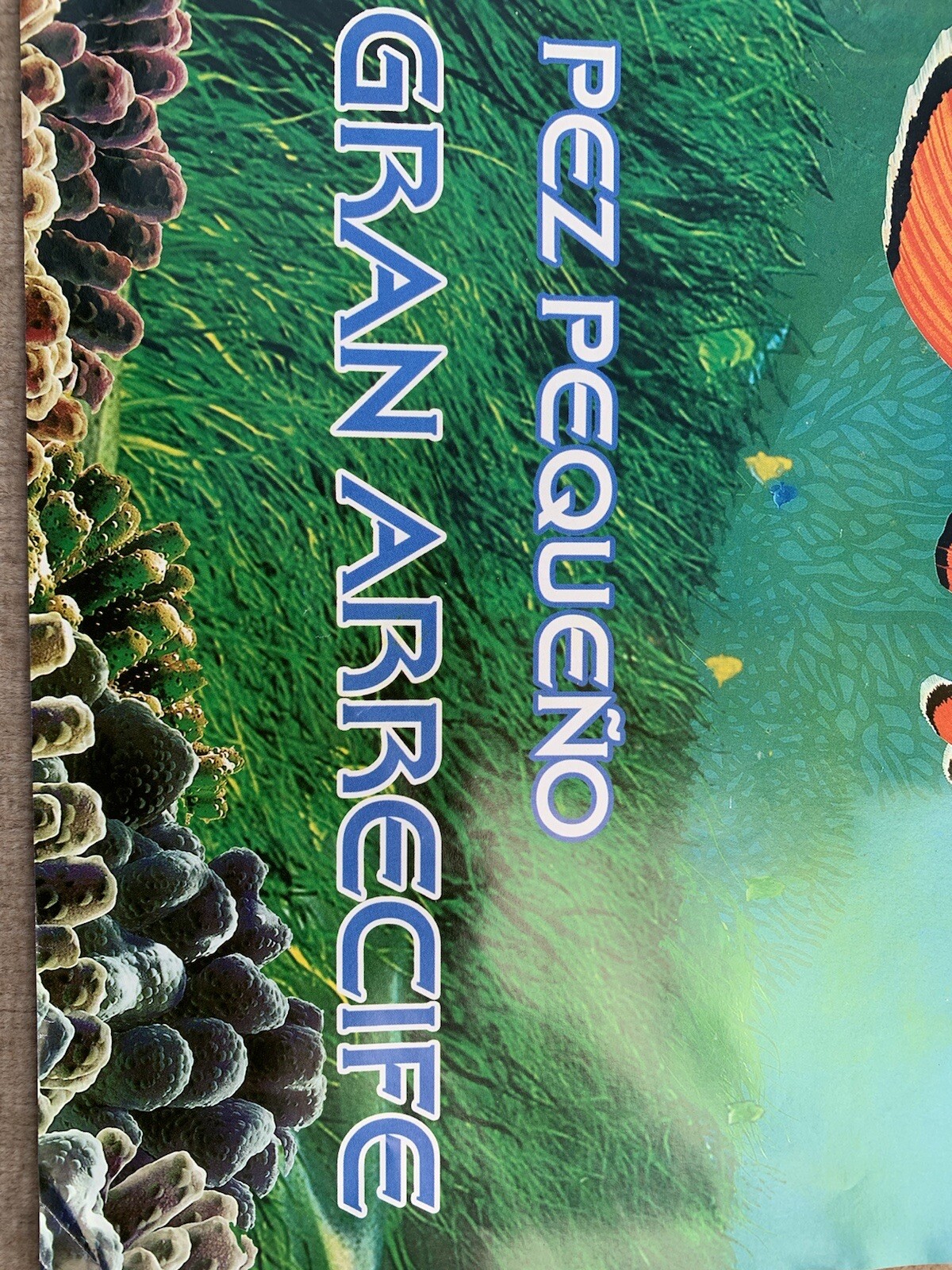 Vintage Poster Of Finding Nemo In Spanish Multicolors 16”x 11” in P | eBay