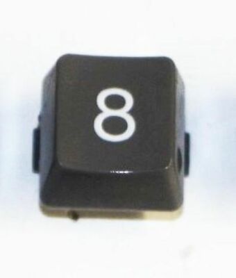 (8) Eight Number Button Key Cap Cover - Sharp EL-1197PIIi Printing ...