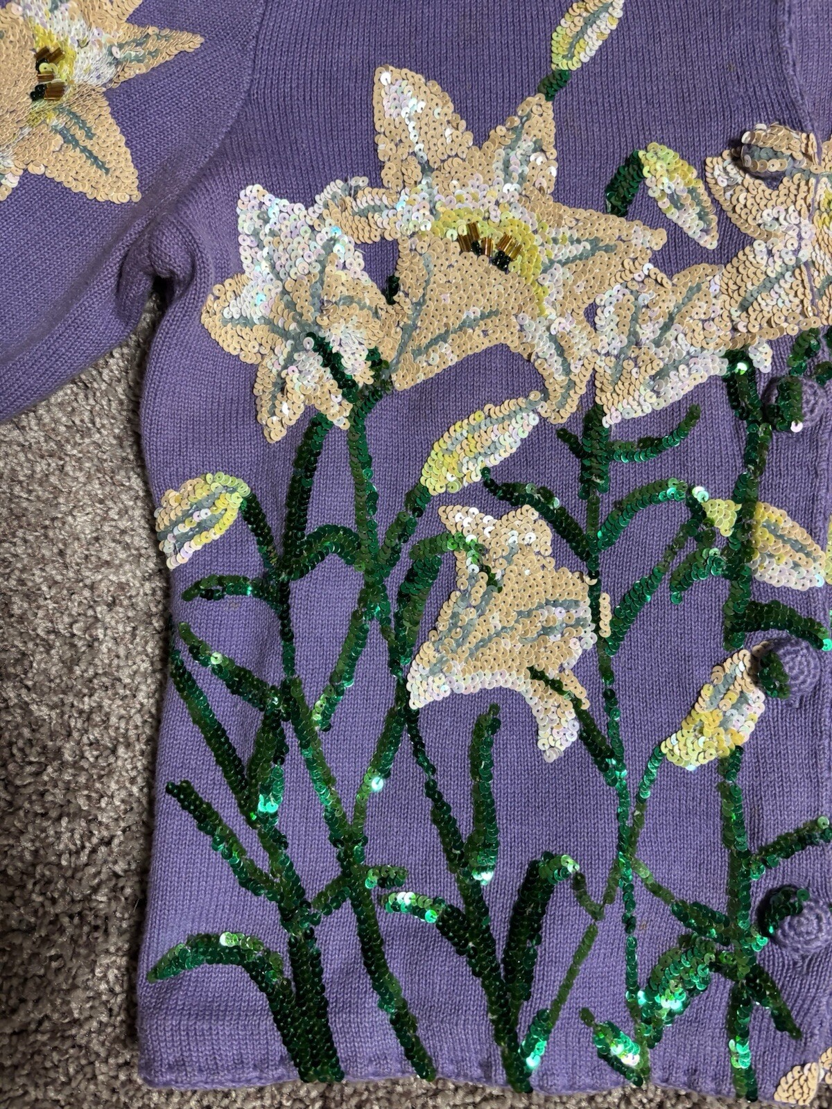 Vintage Spring Michael Simon Cardigan - Gem