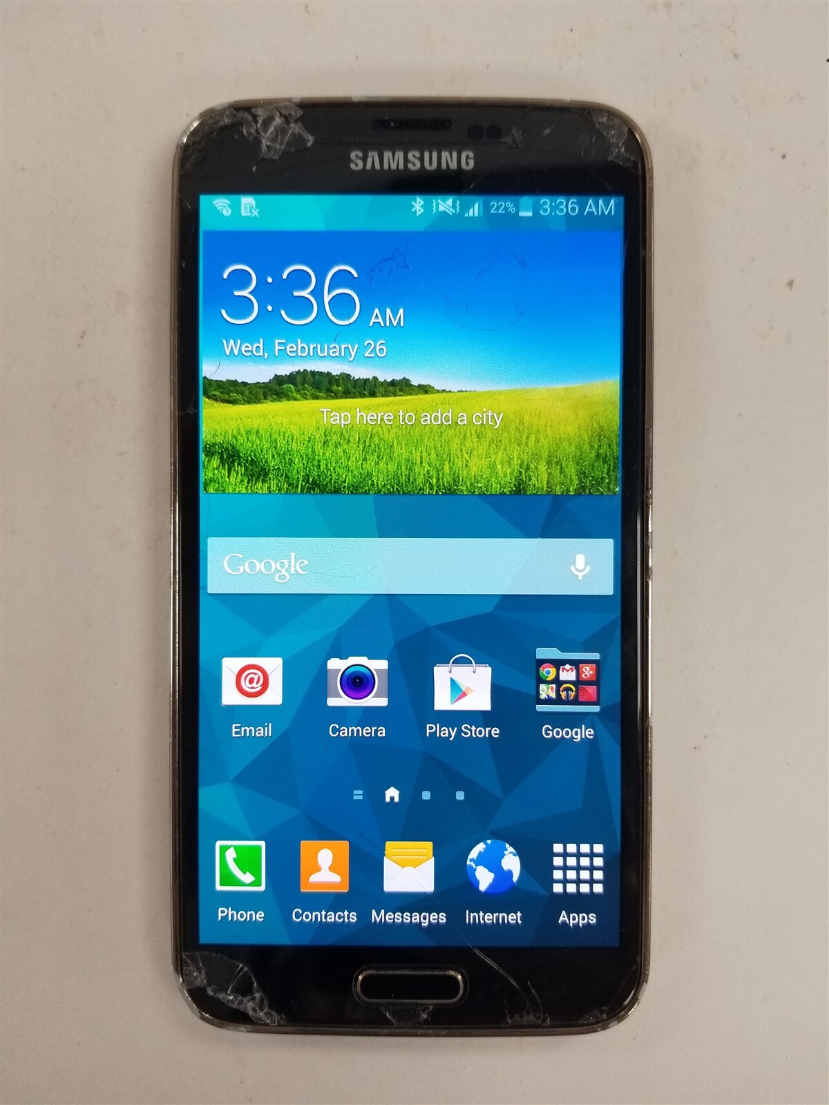 Samsung Galaxy S5 16GB Gold SM-G900H (Unlocked) Reduced Price zW1174 ...