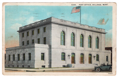 Billings Post Office, Montana, USA - Postcard - September, 1929 - G | eBay