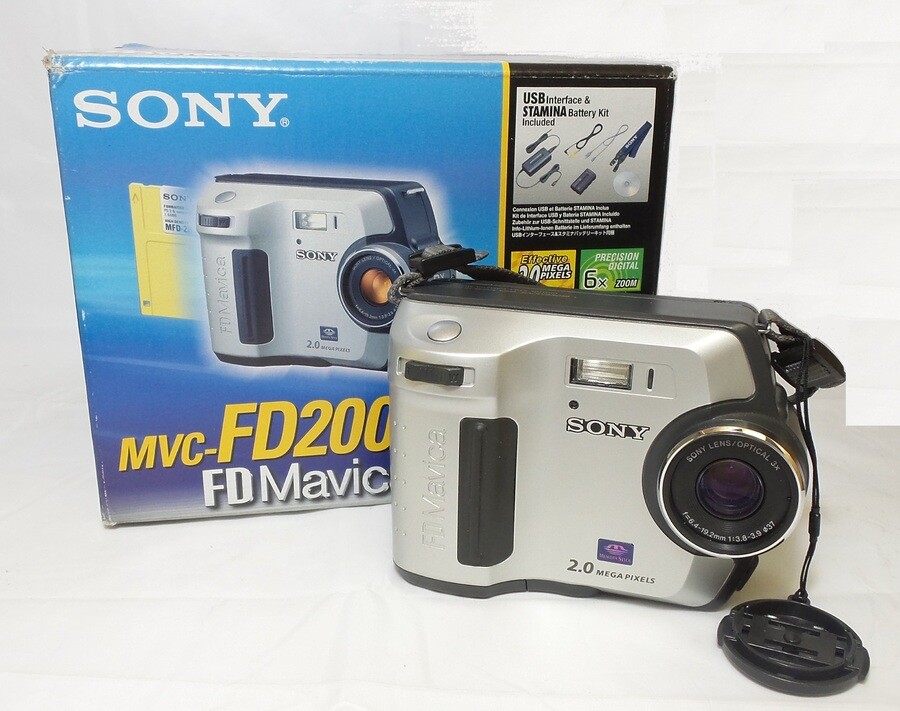 Boxed Sony Mavica Floppy Disk Digital Camera (MVC-FD200) 27242602335| eBay