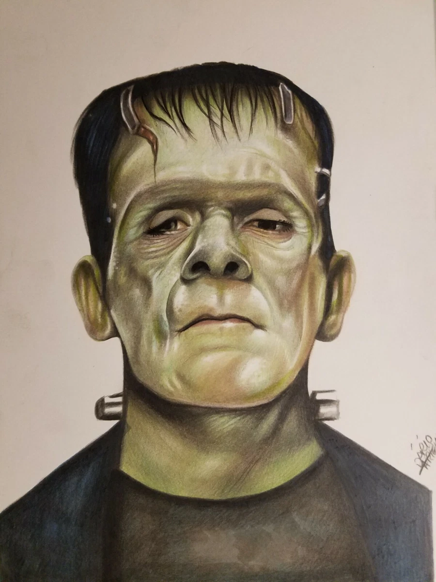 Frankenstein Monster Drawing