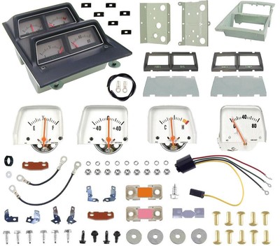 1968 1969 Camaro Console Gauge Kit Unassembled w/Low Fuel Warning ...