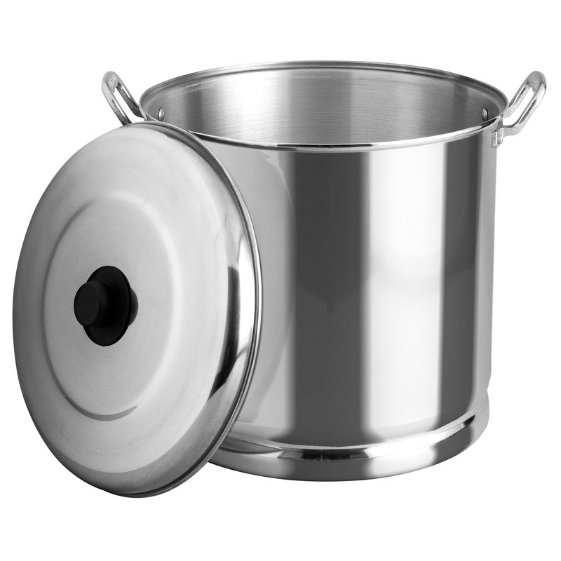 32 Qt Steamer Tamale Pot Aluminum Stockpot Seafood Soups Crawfish Boils ...