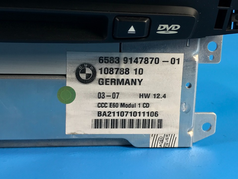07-09 BMW E60 E63 535I 550I 650I GPS NAVIGATION CCC RADIO CD PLAYER OEM ...