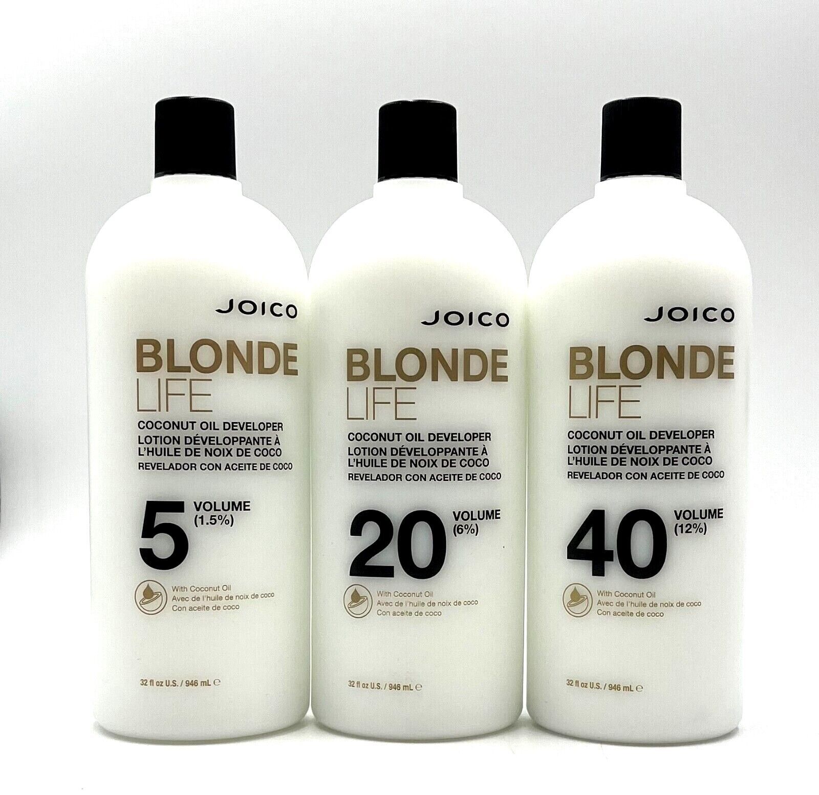 Joico Blonde Life Coconut Oil Developer 32 oz-Choose Your Volume | eBay