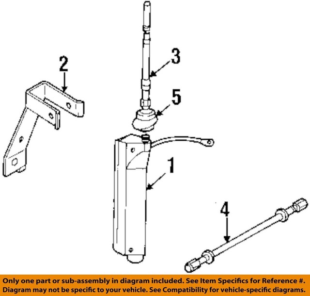 65218375159 92-02 BMW Z3 3 Series Radio Antenna Short Rod Base E36 for ...
