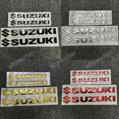 Motorcycle 3D Fuel Gas Tank Emblem Decals for S Suzuki Bike Badge ...