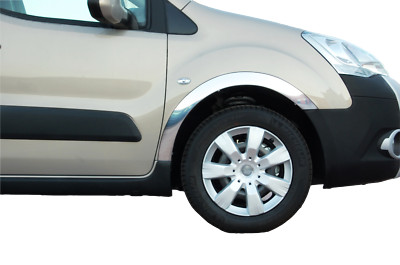 Wheel Arch Trims for CITROEN BERLINGO II front rear wing Chrome style ...
