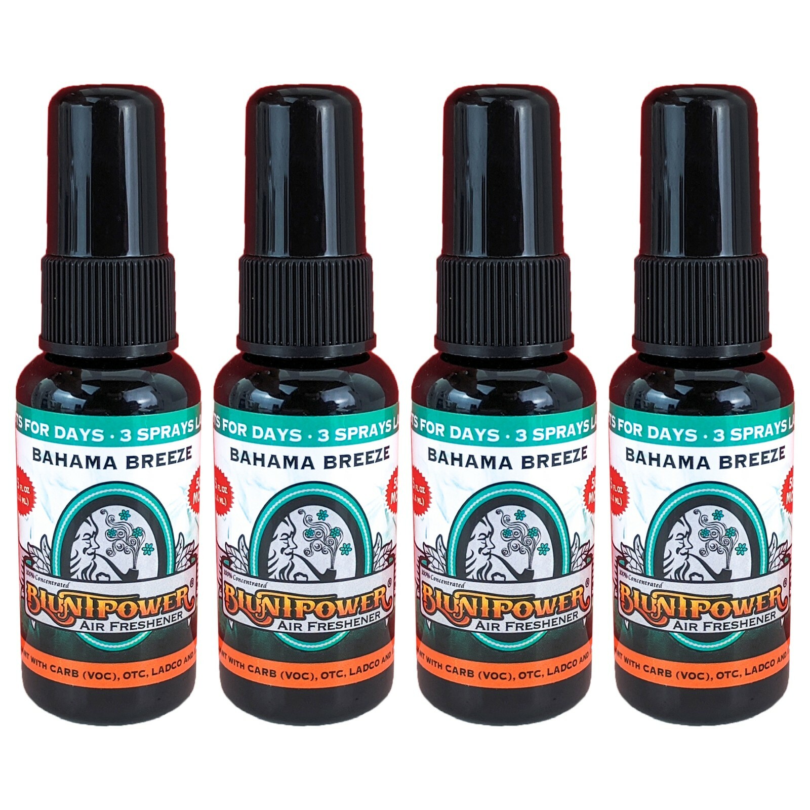 Blunt Power Spray 4 Pack You Choose - 1.5 Oz 50% More Air Freshener ...