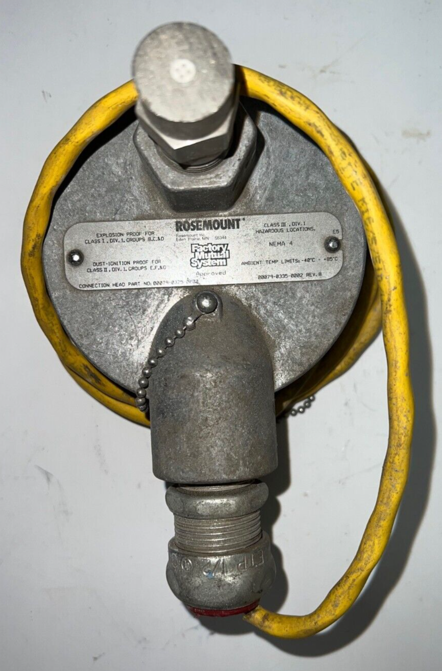 ROSEMOUNT EXPLOSION PROOF CONNECTION HEAD 00079-0325-0002 00079-0335 ...