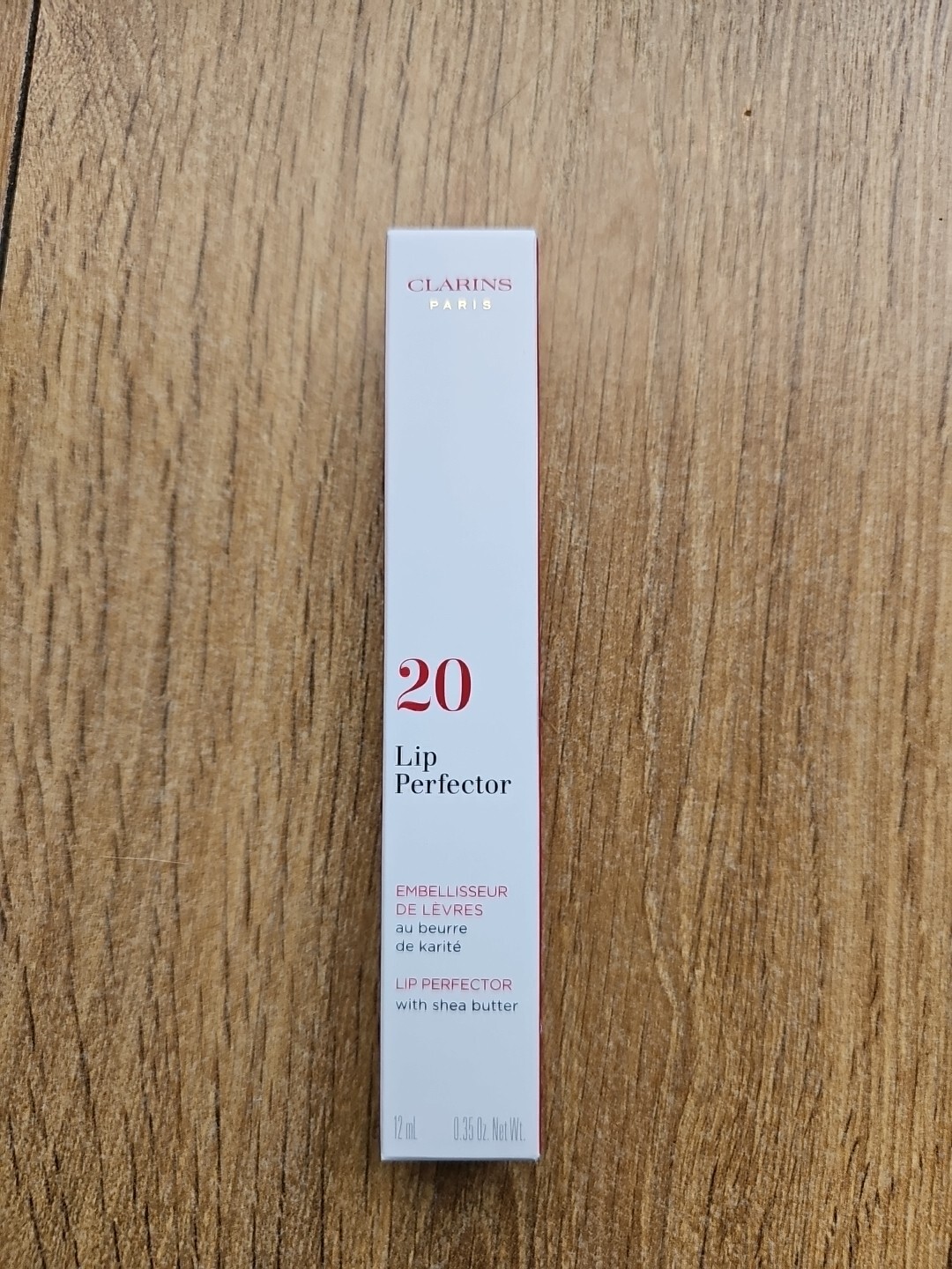 Clarins Pink Lip Gloss Natural Lip Perfector 16 Intense Rosebud 12ml ...