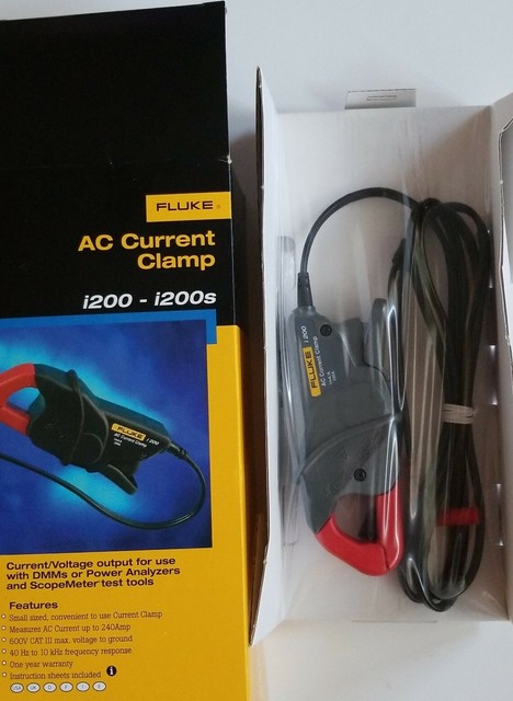 Fluke I200 AC Current Clamp for Multimeter Meter for sale online | eBay