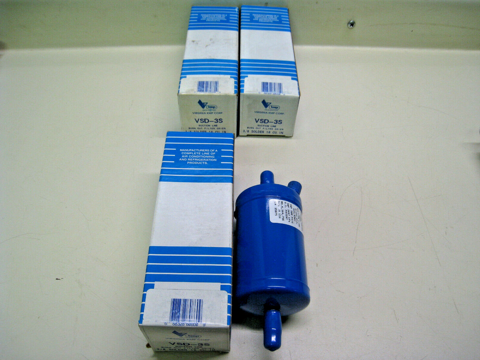 New Lot of 3 VIRGINIA KMP VSD-3S Suction Line Filter Drier Free ...