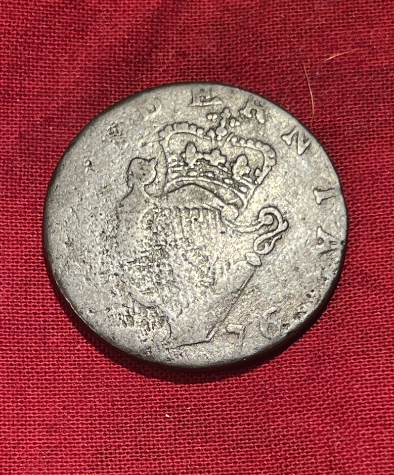 1776 George III Ireland Independence Halfpenny Colonial USA Key Date ...