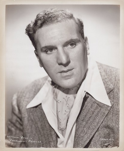 William Bendix (1940s) Handsome Portrait Original Vintage Paramount ...
