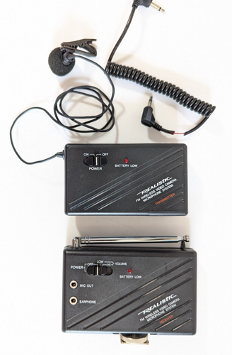 Radio Shack Realistic FM Wireless Video Camera Microphone System 1980s ...