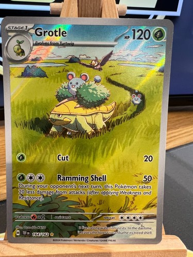 Pokemon Temporal Forces - 164/162 Grotle - Illustration Rare - NM/M | eBay