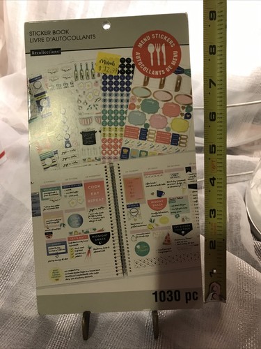 RECOLLECTIONS STICKER BOOK. NEW 1030pc Menu, wine, Cooking, Eating ...