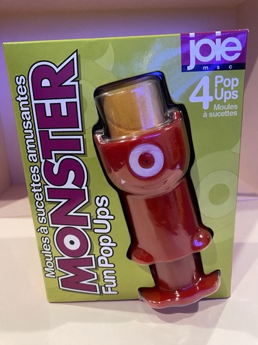 Joie Set Of 4 Monster Fun Push Up Pops Frozen Treat Maker Molds Fill ...