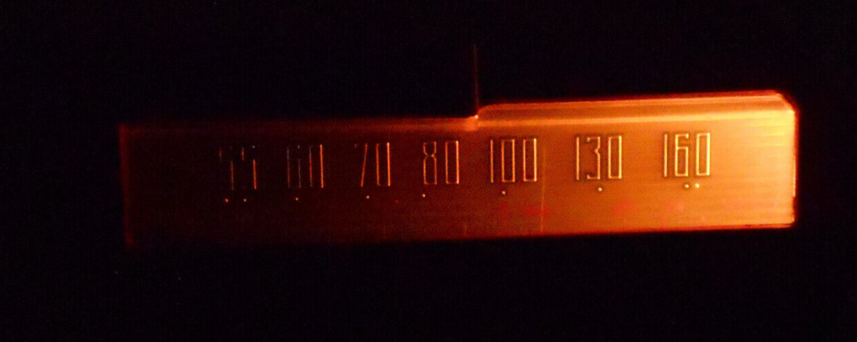 PHILCO MID CENTURY TUBE RED SPLIT LEVEL OLD RADIO SERVICED! WORKS! RARE ...