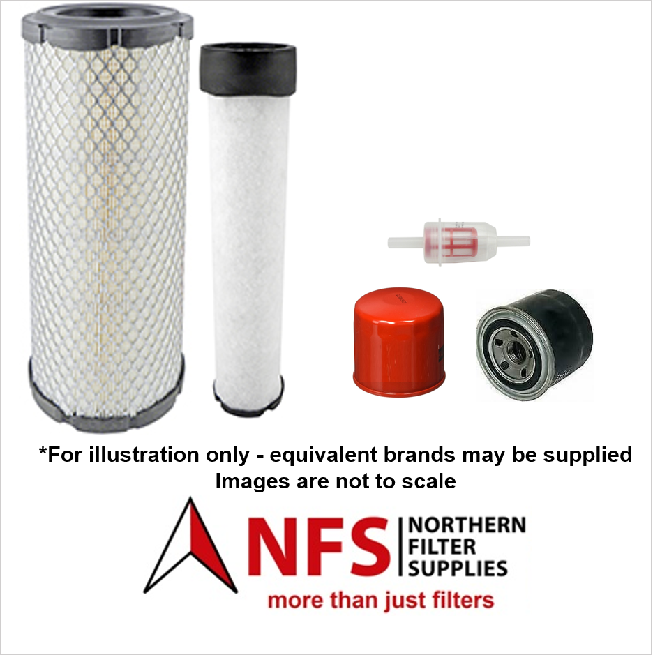 NFS Filter Kit fits Terex / Benford HD1000 with Kubota D905 Engine ...