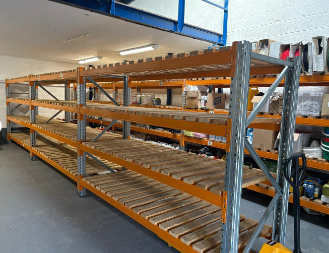 SSI Schaefer Heavy Duty Warehouse Pallet Racking 900mm Deep 2700mm ...