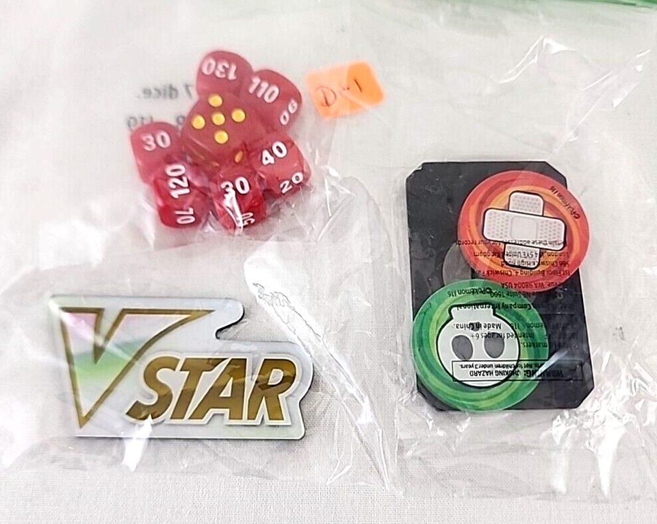 Pokemon GX Poison Burn Burned Acrylic counter-Vstar markers Counter TCG ...