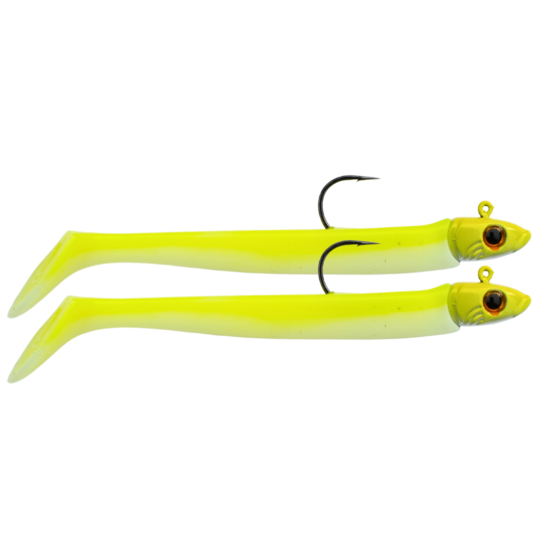 Lazy Lures | 2 Lures Per Packet | 20g & 45g Bass Pollock Sea Fishing ...