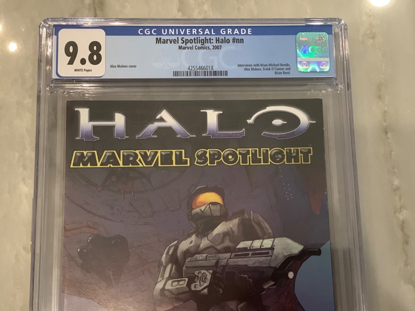 Halo Spotlight graded CGC 9.8 Xbox Video Game Comic Halo Marvel Master ...