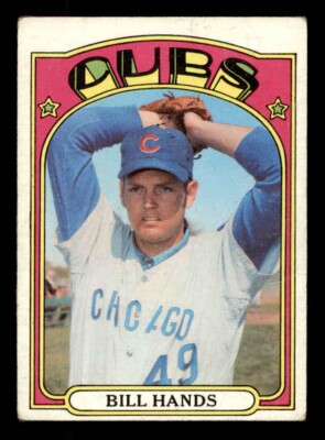 1972 Topps Baseball #335 Bill Hands GD | eBay