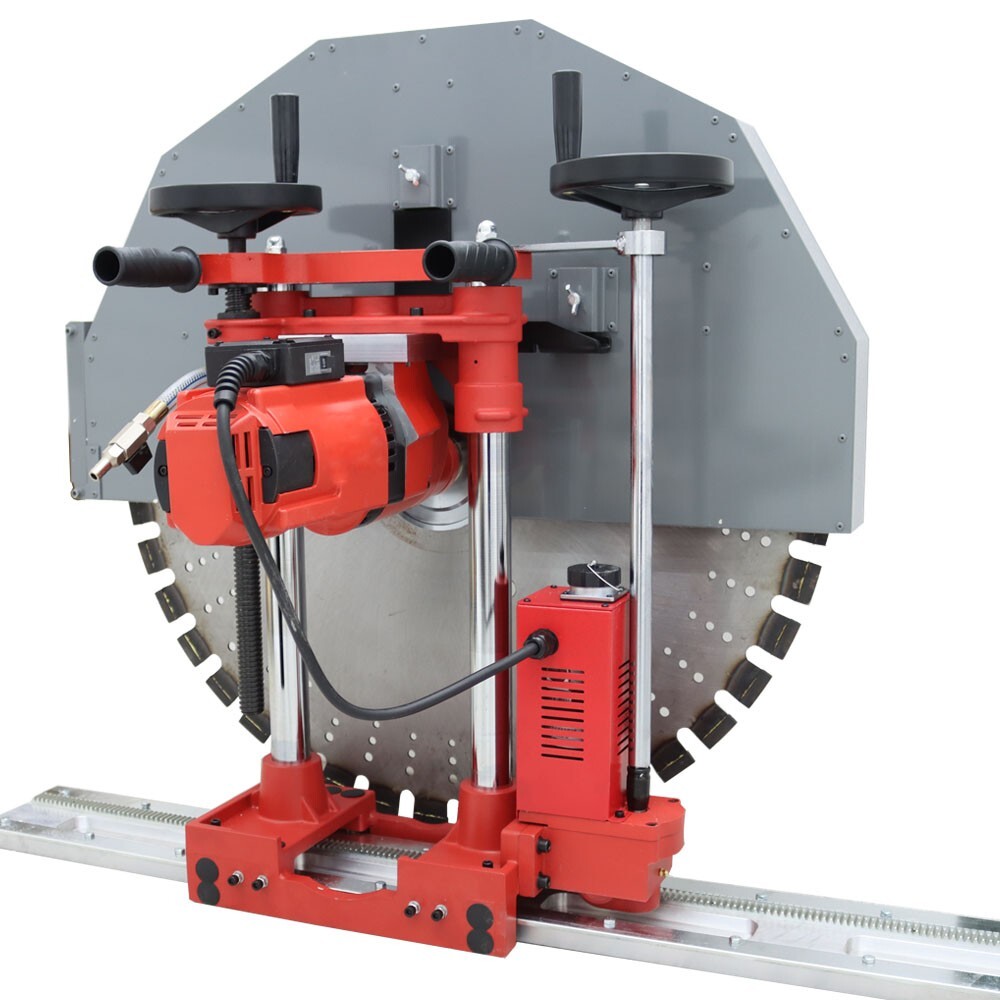 Concrete Wall Cutter 220V Reinforced Concrete Brick 16.1" Max. Cutting ...