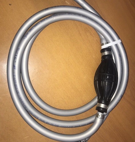 Genuine Quicksilver 8ft Fuel Line & Primer Bulb for Mercury Outboard ...