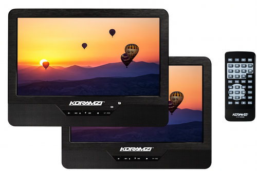 Koramzi PDVD-DK95 Portable 9" Dual Screen DVD Player | eBay