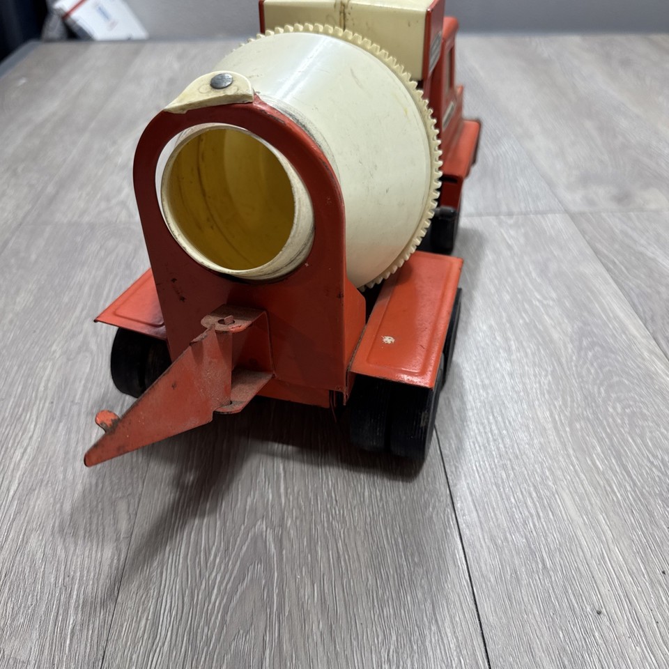Vintage Antique Structo Ready Mix Cement Mixer Truck Tandem Axle ...
