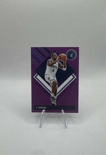 2024-25 Panini Hoops Anthony Edwards Tribute Purple Parallel #286 ...