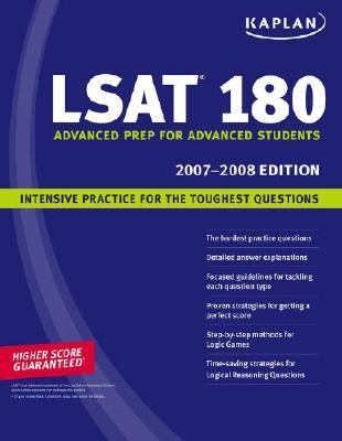 Perfect Score Ser.: Lsat 180 2007-2008 by Eric Goodman and Kaplan ...