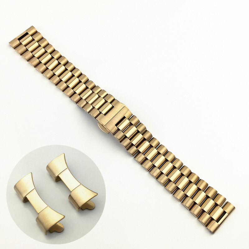 Premium Solid Stainless Steel Watch Band Strap Free Arc Quick Release ...