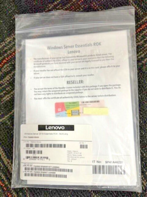 Microsoft Windows Server 2019 Essentials - 1-License - OEM ROK ...