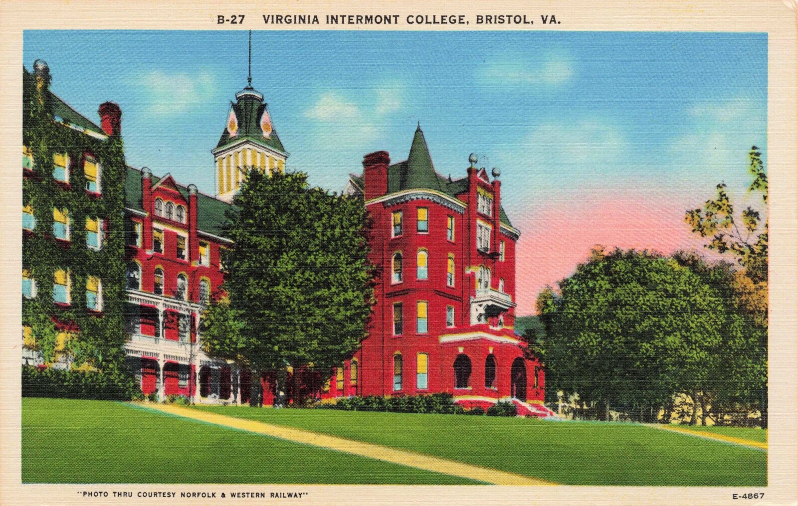 Virginia Intermont College, Bristol, VA Vintage PC | eBay