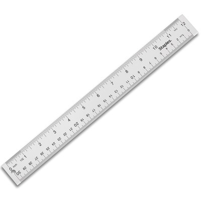 Staples 12" Imperial/Metric Scales Ruler (51882-CC) 2772895 | eBay