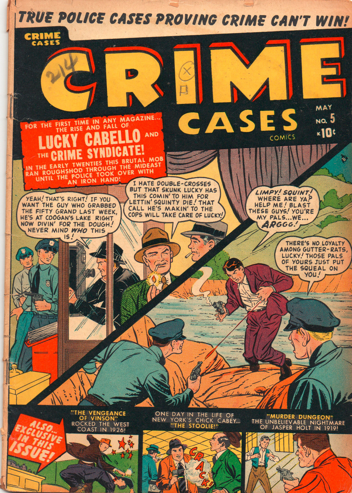 Crime Cases #5 - Lucky Cabello & Crime Syndicate - (Grade 4.5) 1951 | eBay