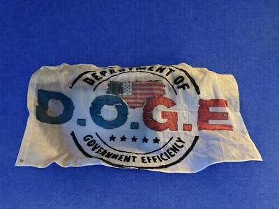 DOGE Flag D.O.G.E. Department of Government Efficiency 3x5FT Flag HARD ...